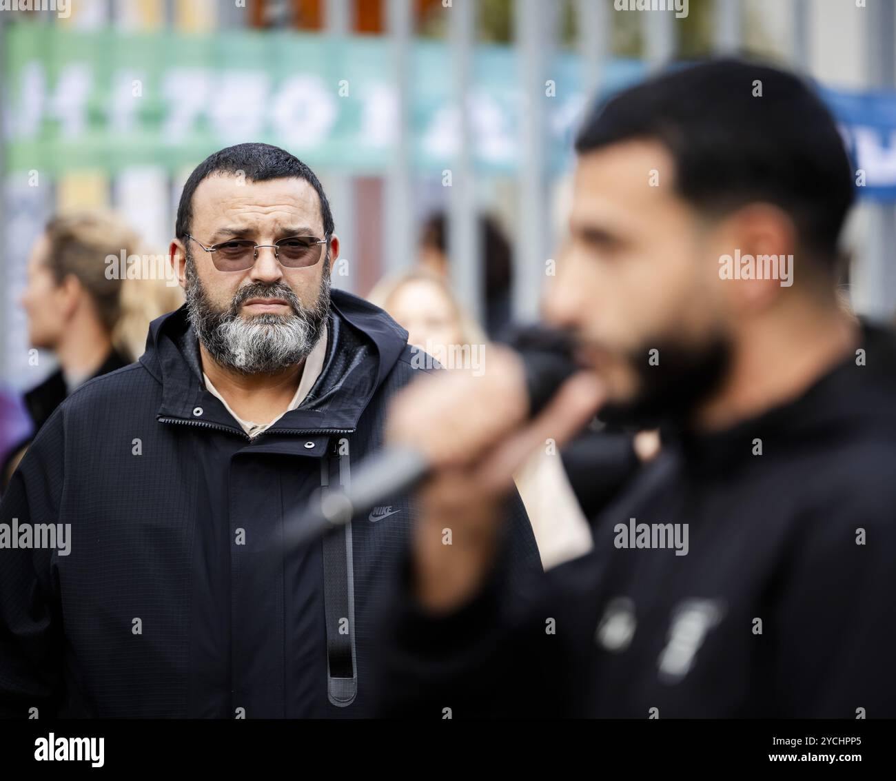 AMSTERDAM - Mohammed Nouri, Abdelhak Nouri's father, during the kickoff ...