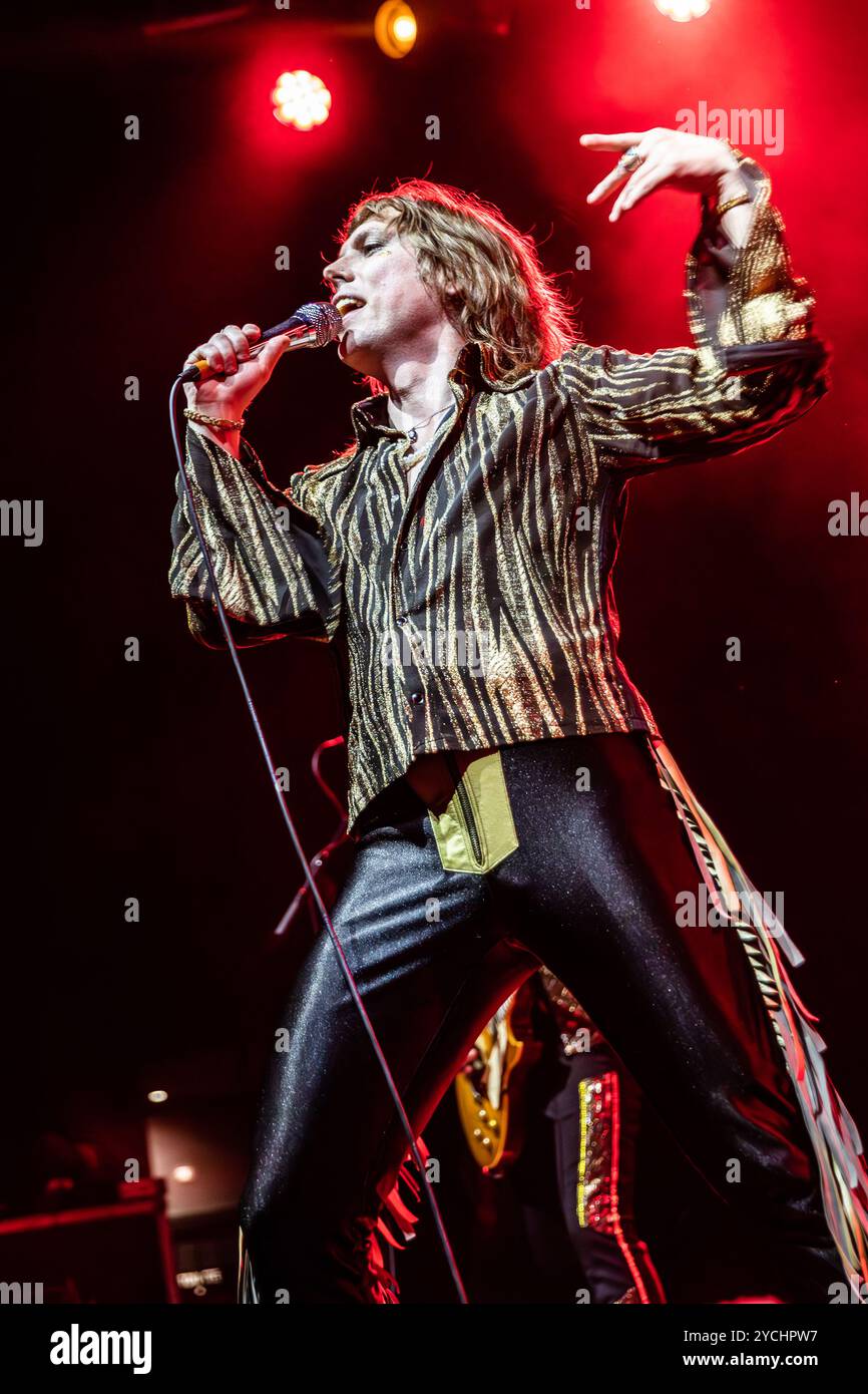 Milan Italy- 21th oct 2024. The British rock band THE STRUTS performs ...