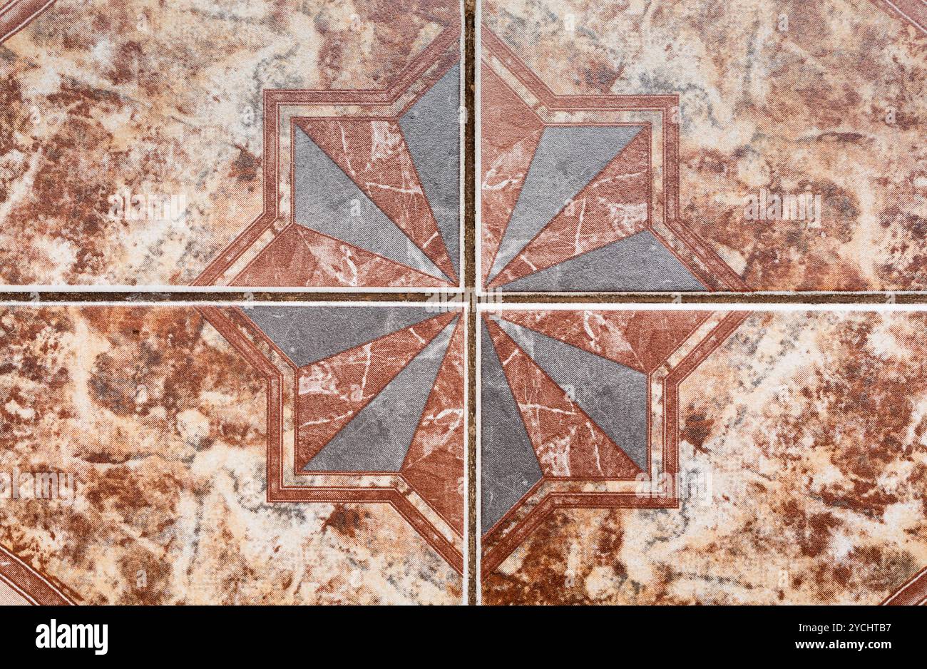 Tile pattern of ancient ceramic tiles Stock Photo - Alamy