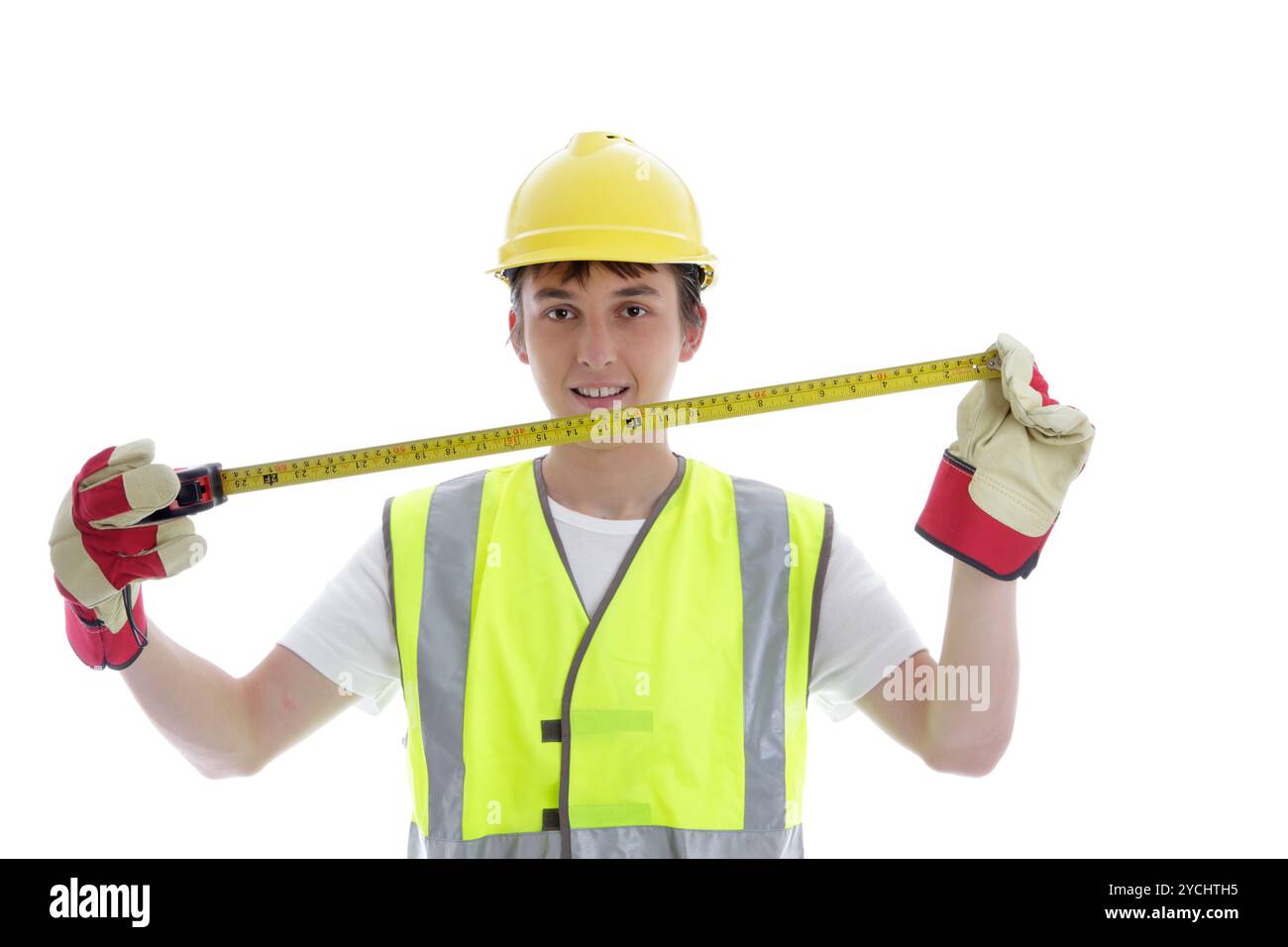 Holding tape measure hi-res stock photography and images - Alamy