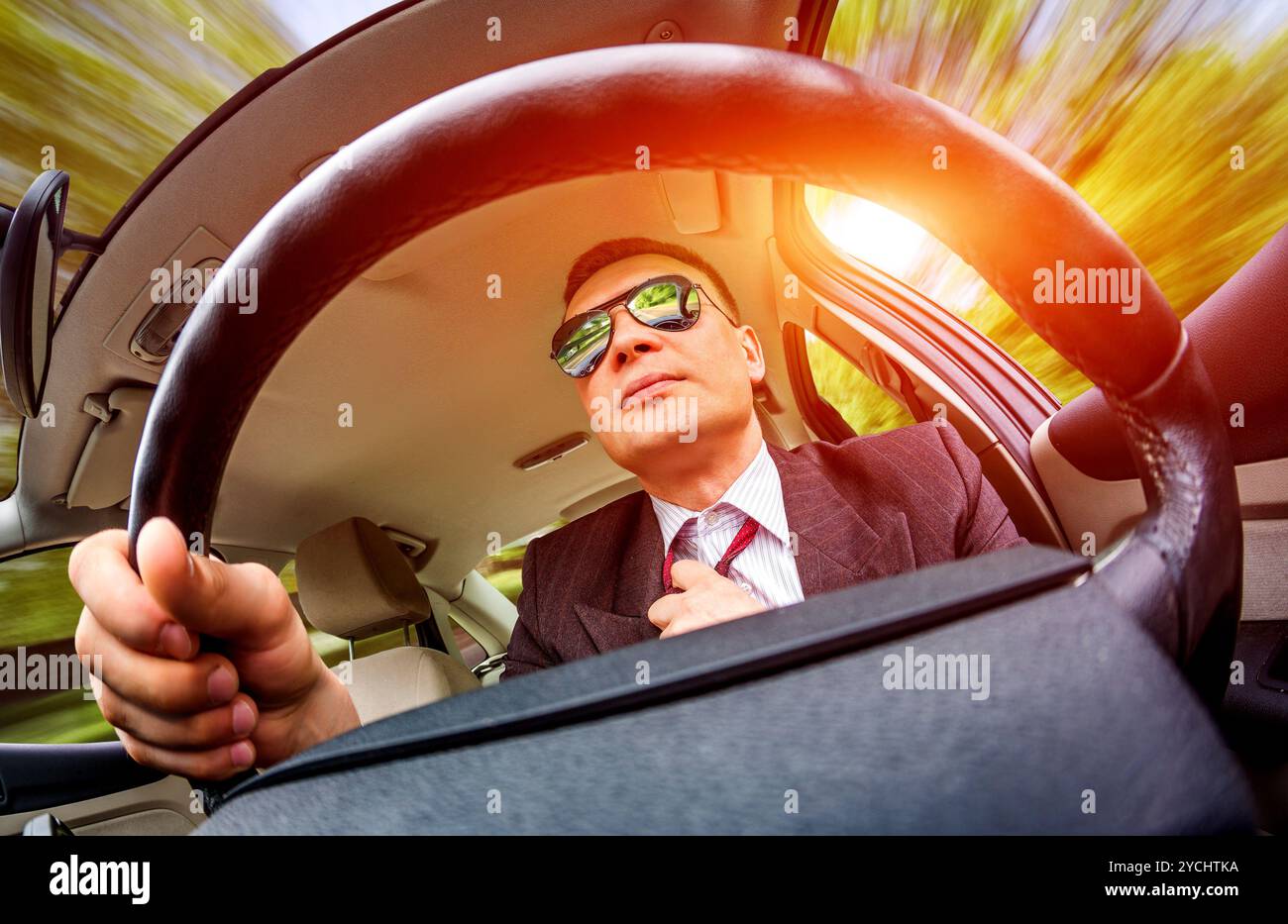 One man car hi-res stock photography and images - Alamy