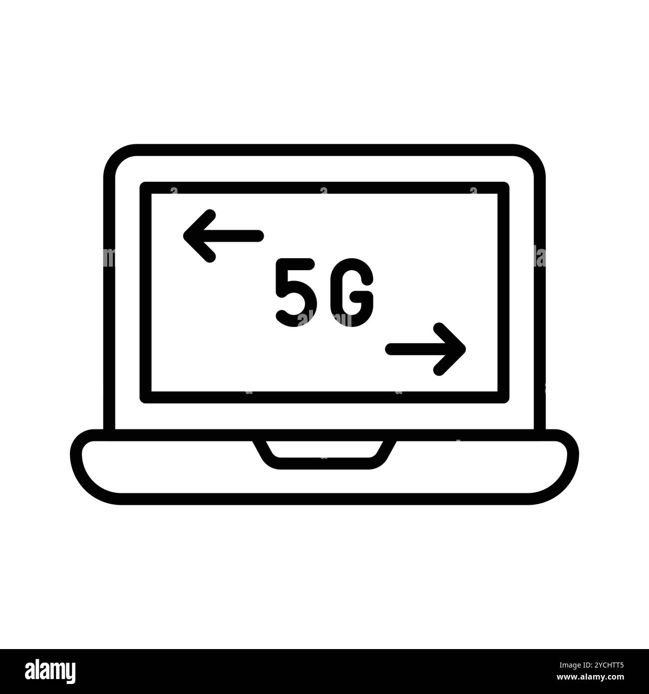 Carefully crafted vector of 5G technology, icon of 5G network in ...