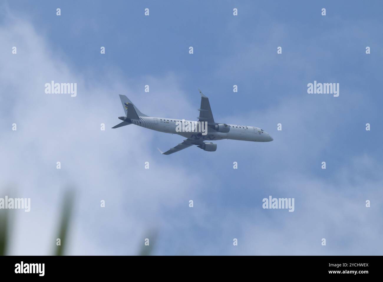Chiangmai, Thailand - June 19 2024: Embraer E190LR with registration XY ...