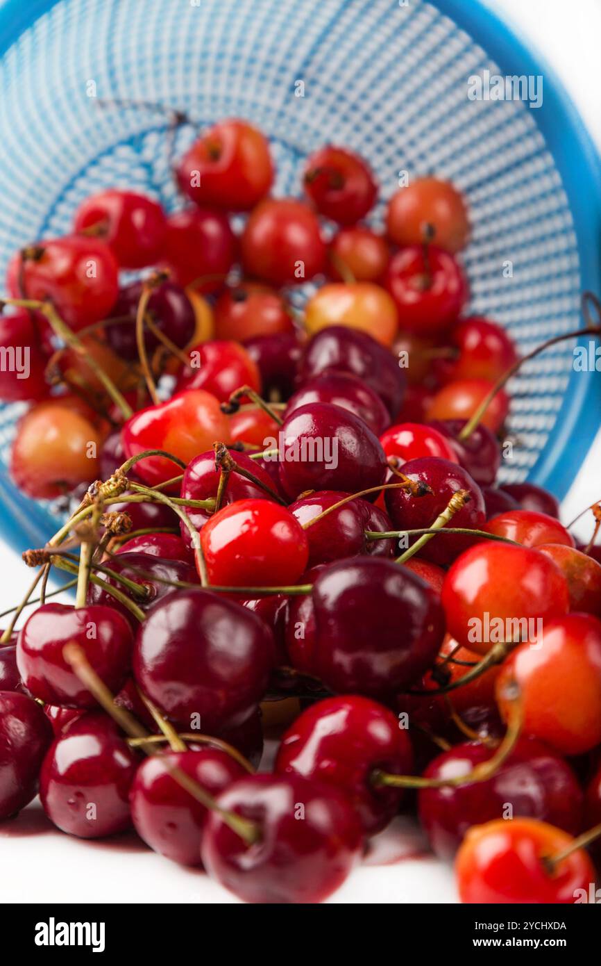 Water drop cherry hi-res stock photography and images - Alamy