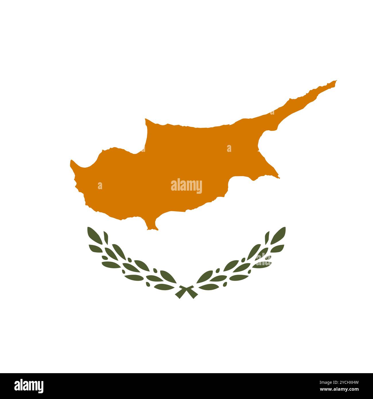 Cyprus Circle Flag, Circle Flag of Cyprus, Vector Images Stock Vector ...