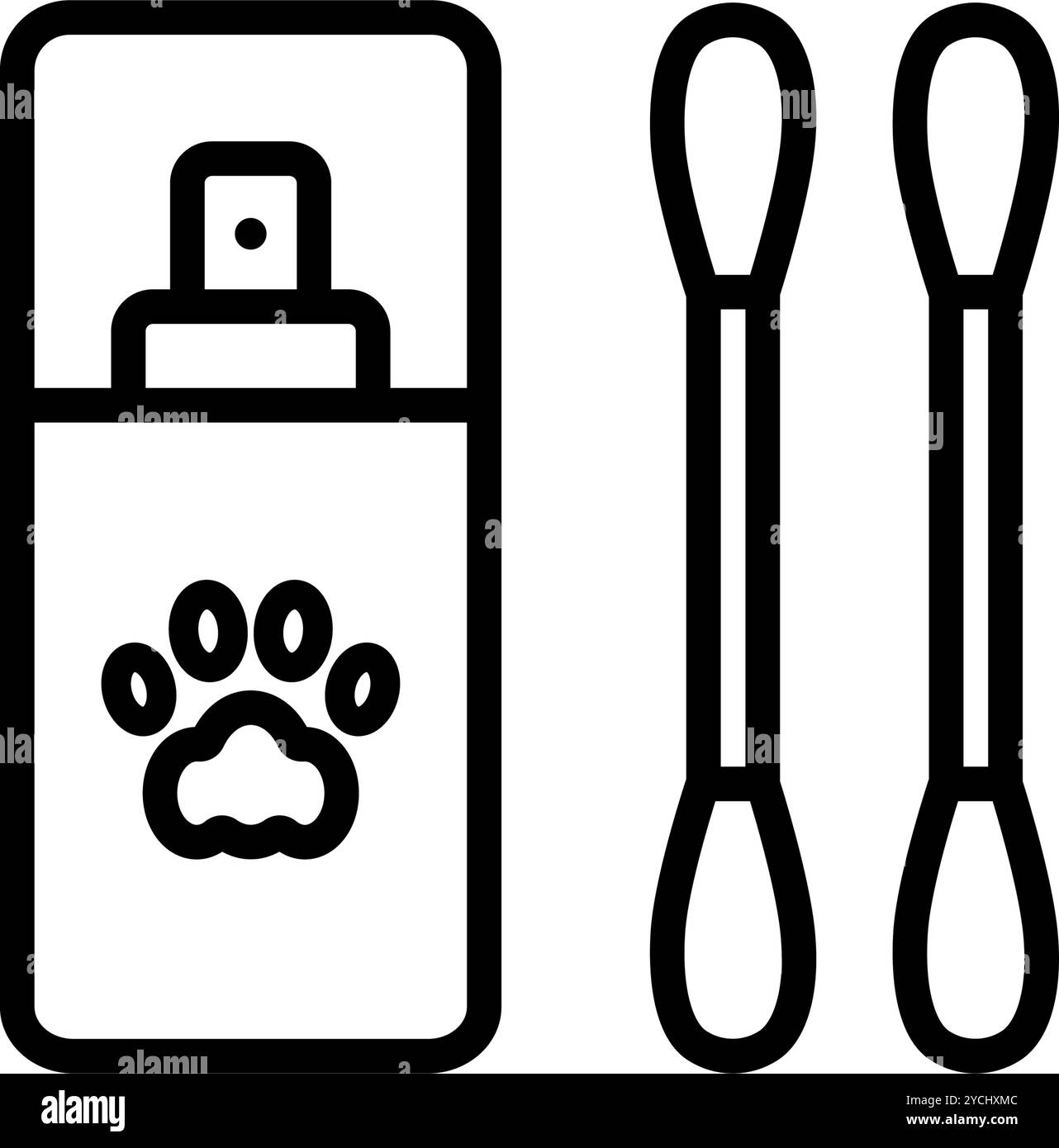 Cat hygiene aid Stock Vector Images - Alamy