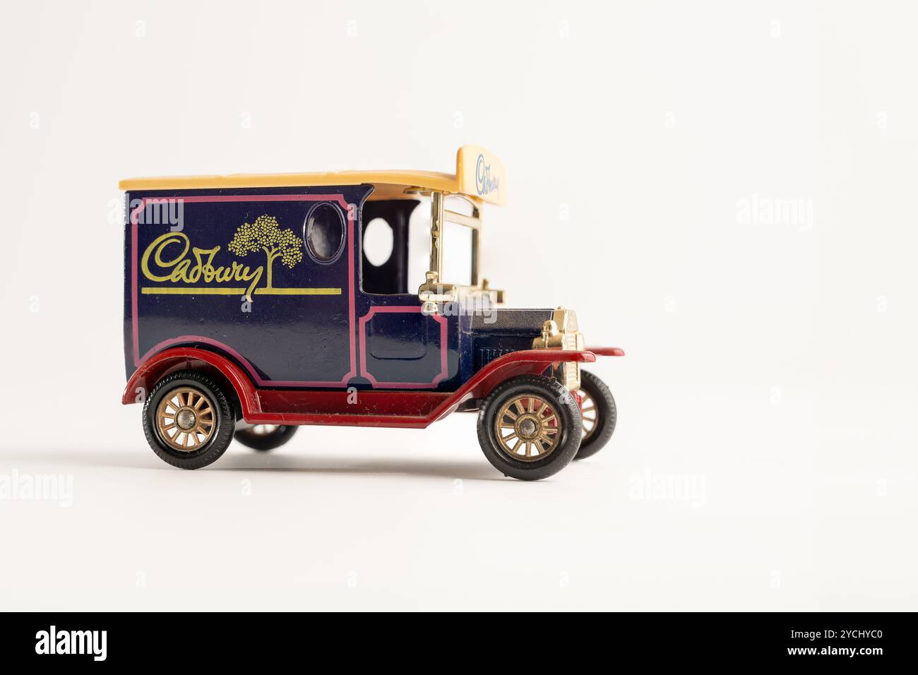 Cardiff Mid Glamorgan Wales UK october 23 2024 Corgi scale model of a ...