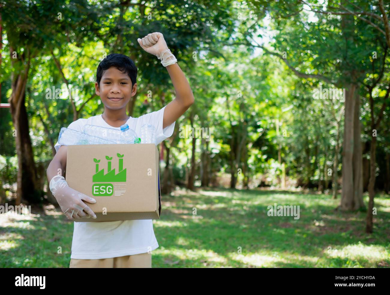 Reduction environmental pollution and recycle concept, Plastic-free ...