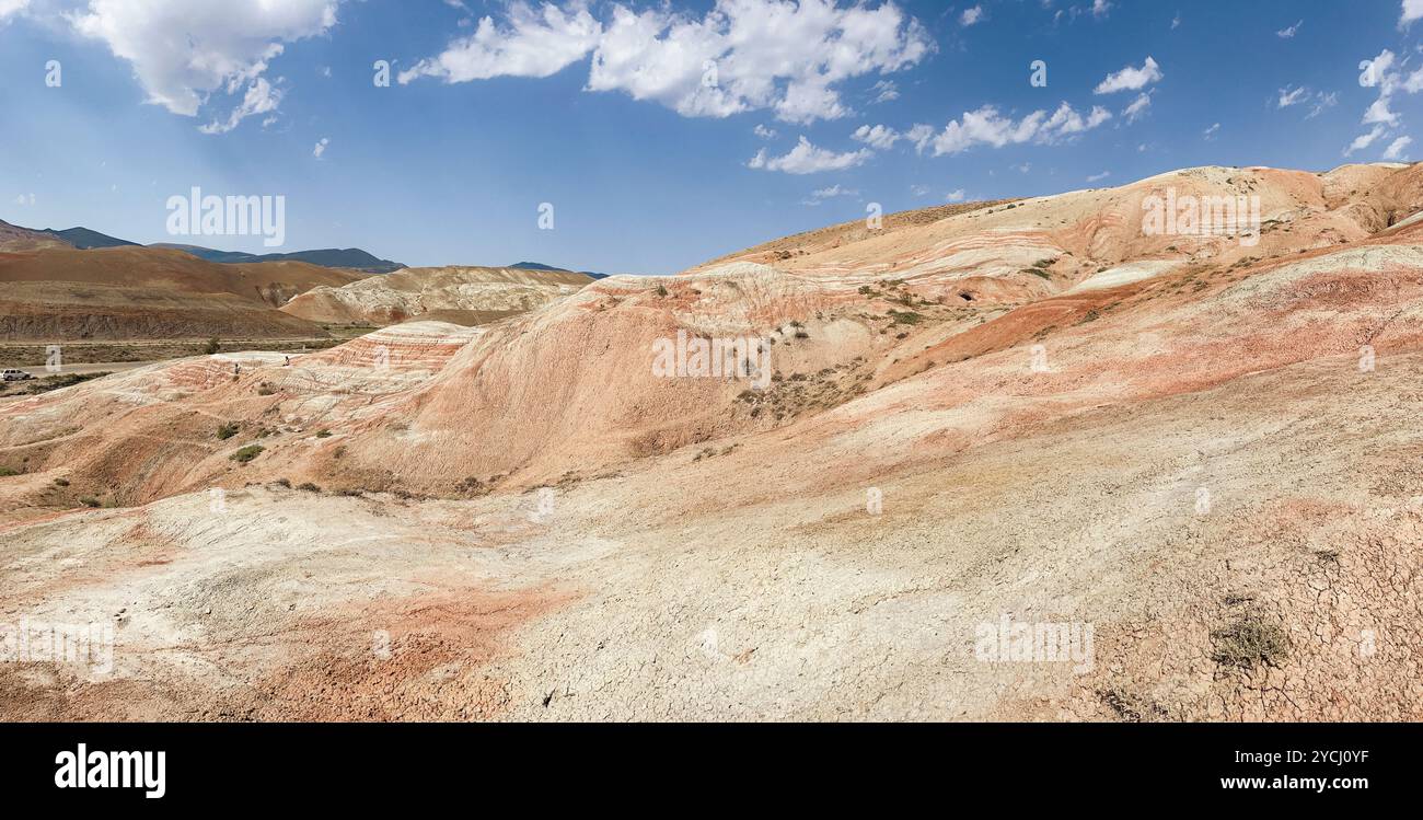 The Candy Cane Mountains, Sijazan, Azerbaijan Stock Photo - Alamy