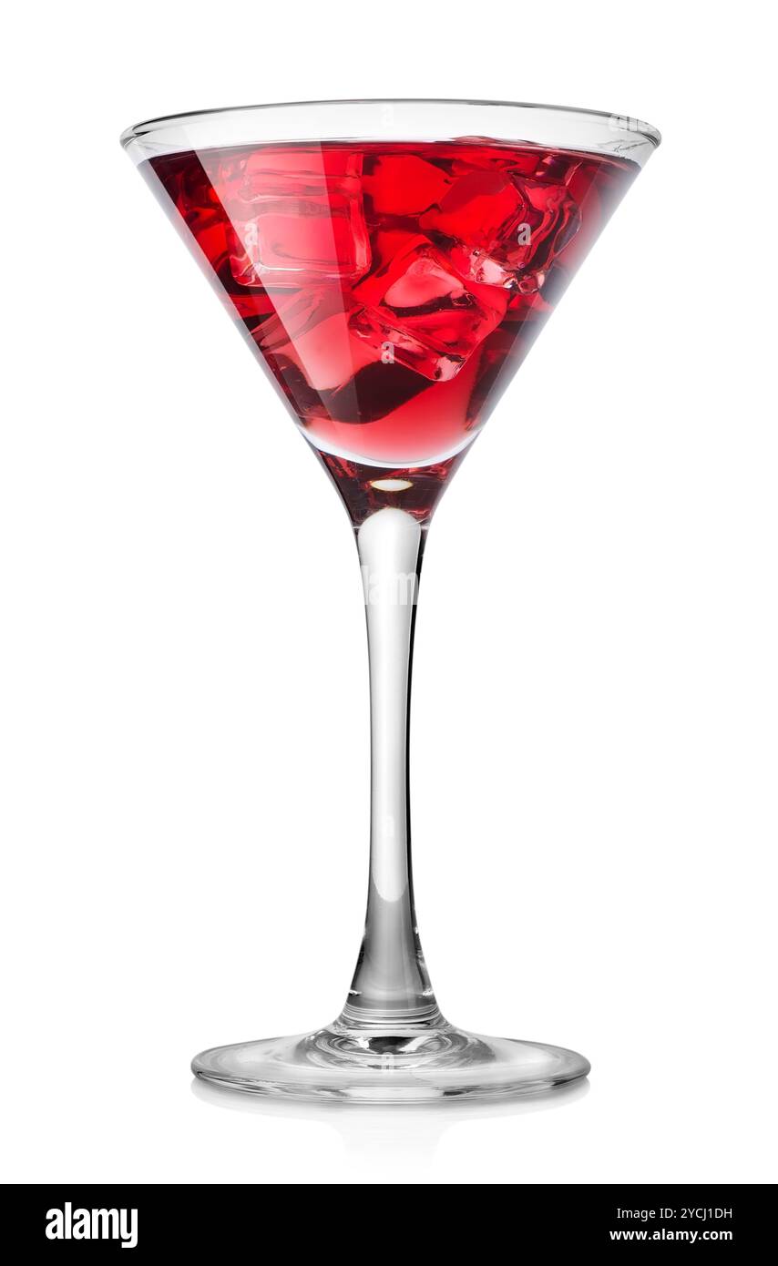 Red tropical cocktail Cut Out Stock Images & Pictures - Alamy