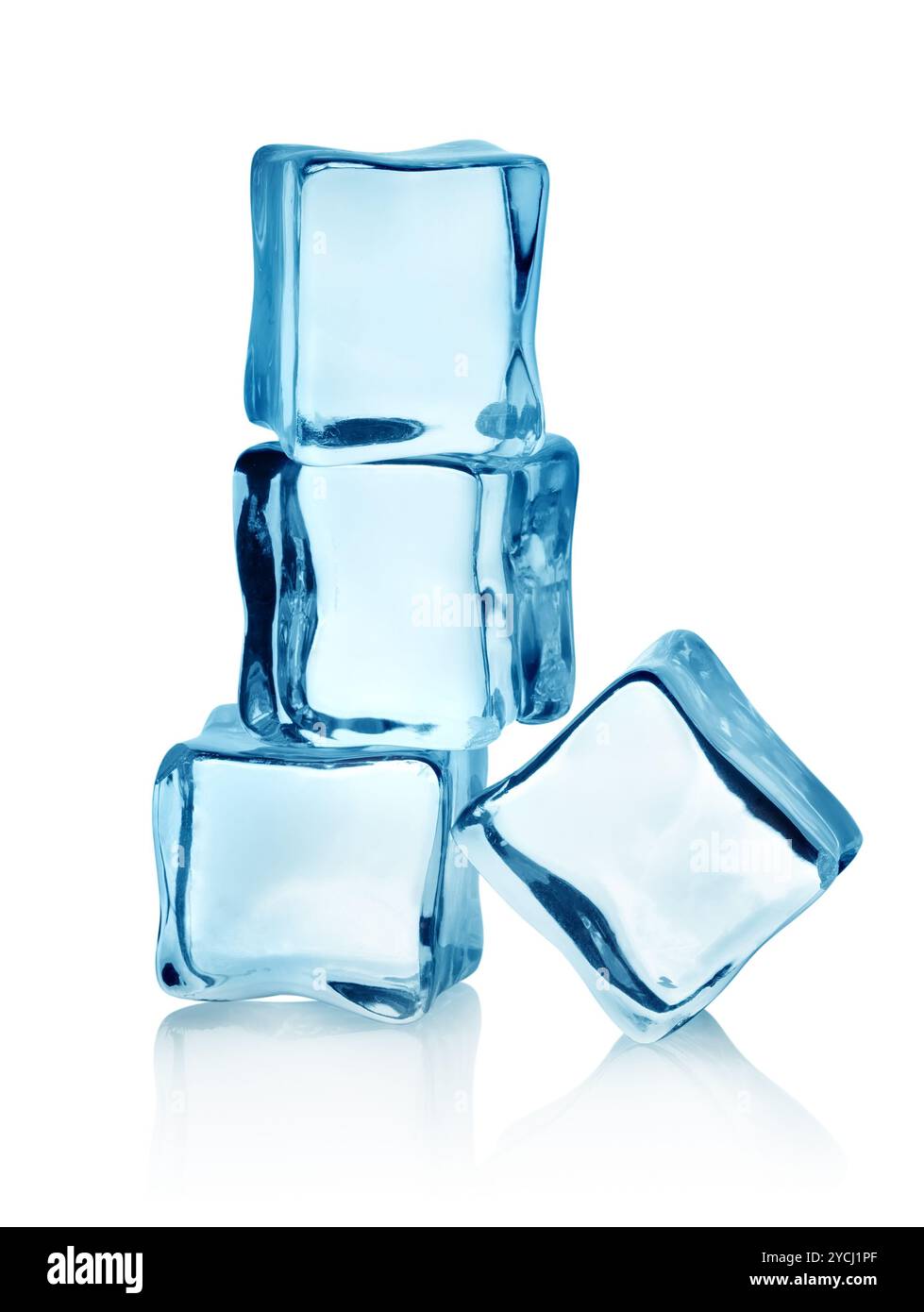 Group ice cubes Stock Photo - Alamy