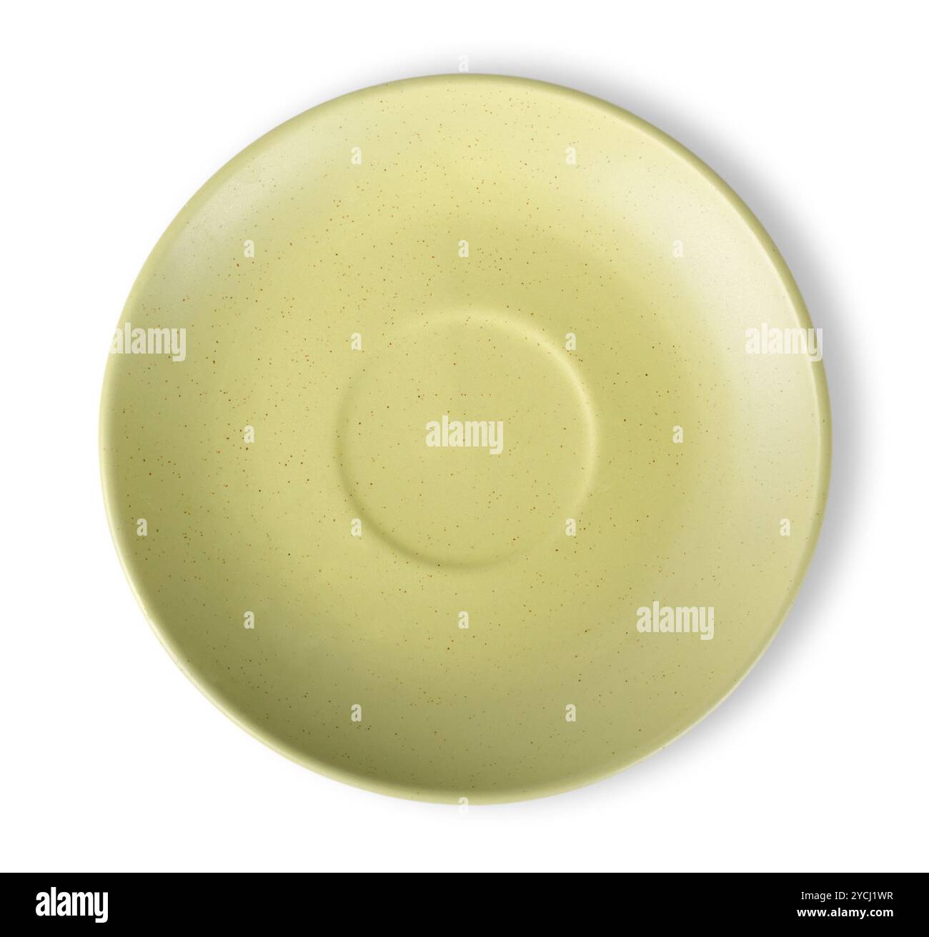 Green circle plate on Cut Out Stock Images & Pictures - Alamy