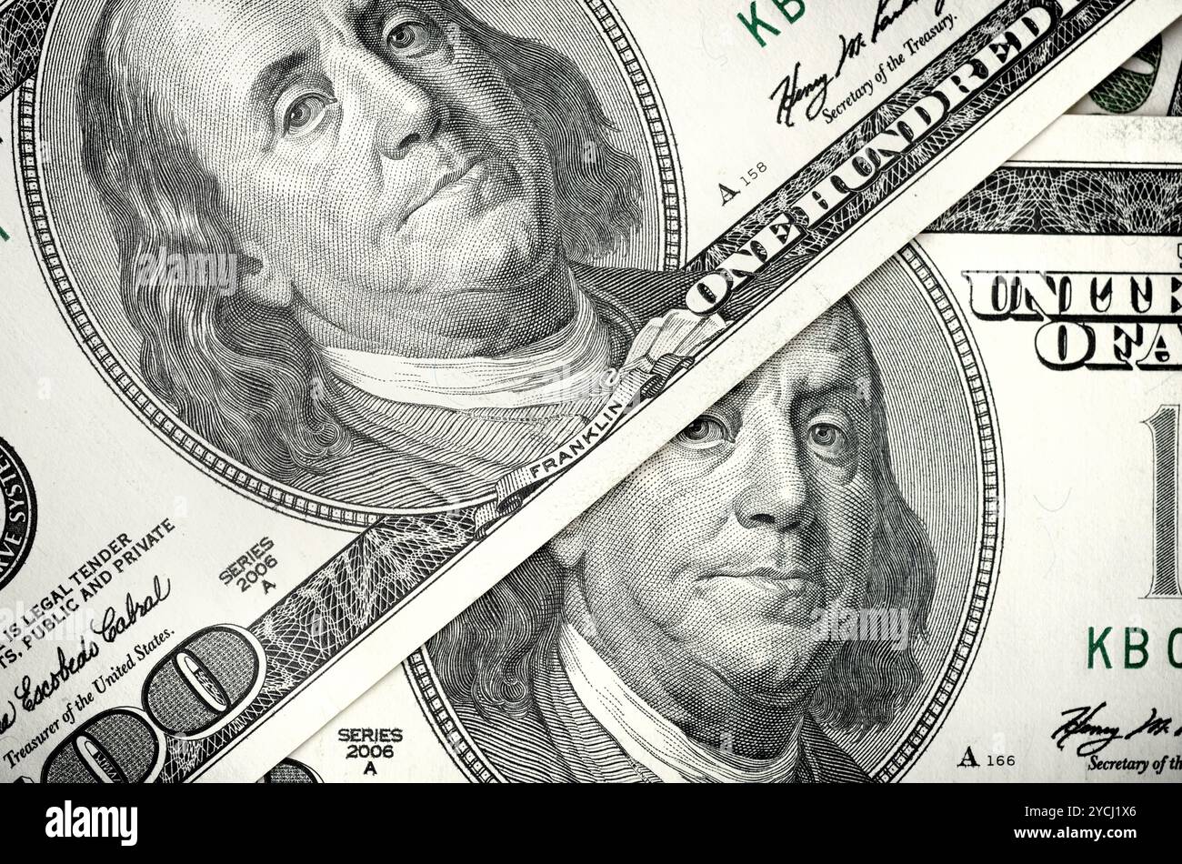 100 dollars portrait one hi-res stock photography and images - Alamy