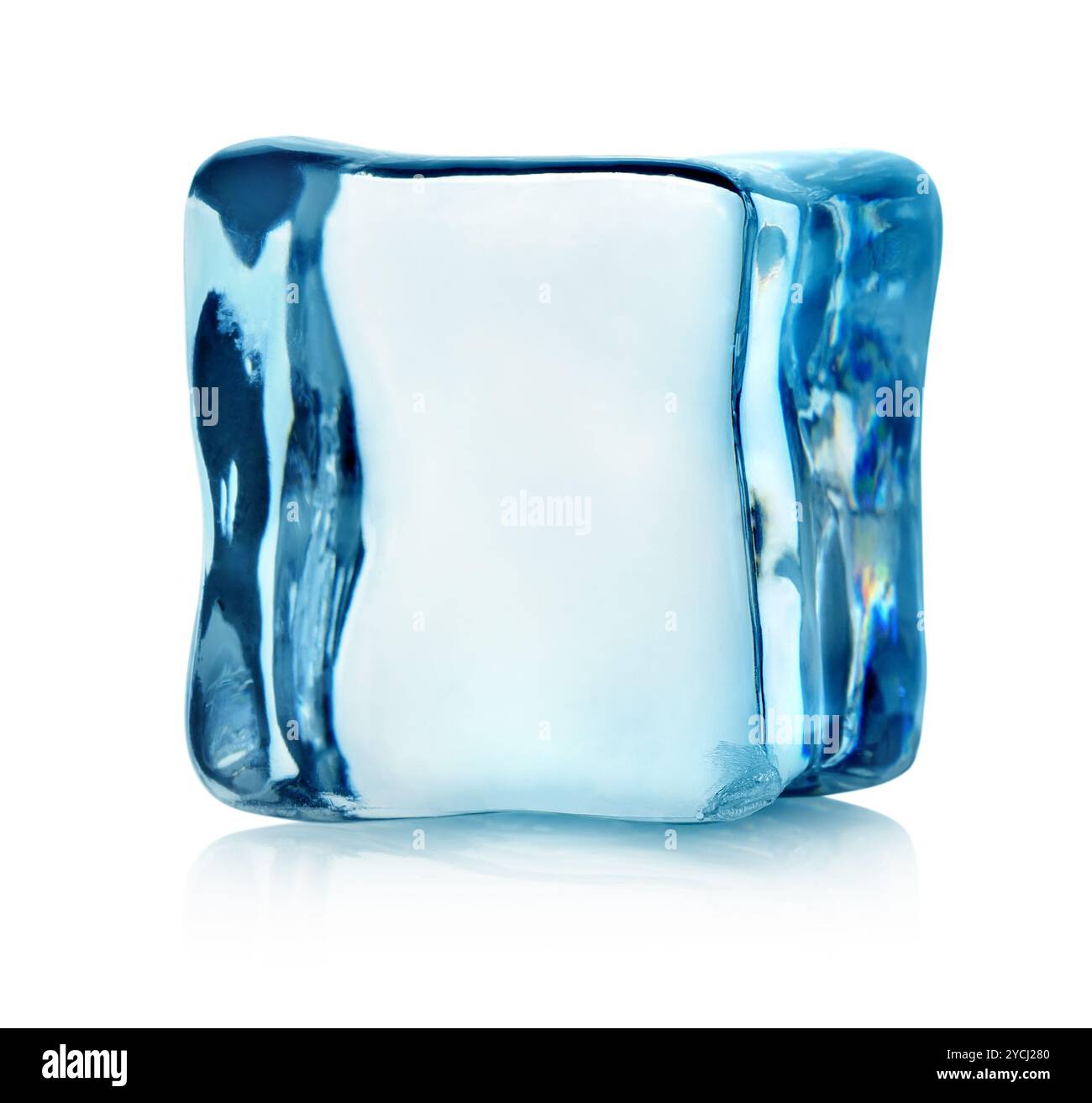 Ice cube isolated Stock Photo - Alamy