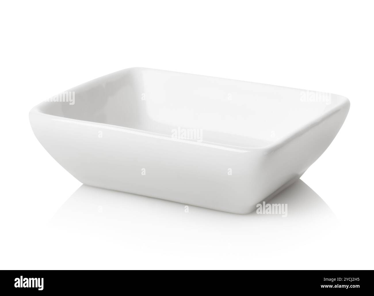 Empty white bowl isolated Stock Photo - Alamy