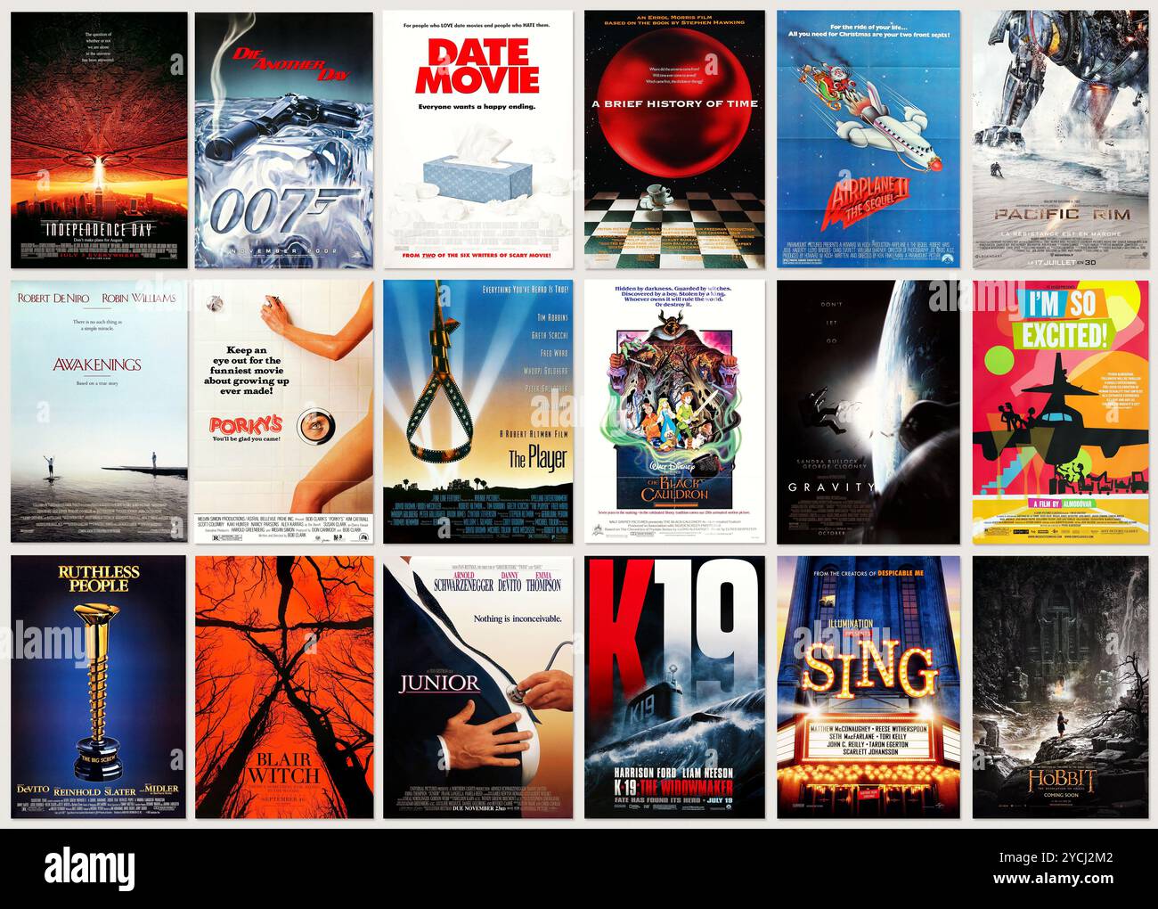 Hollywood cinema collage hi-res stock photography and images - Alamy
