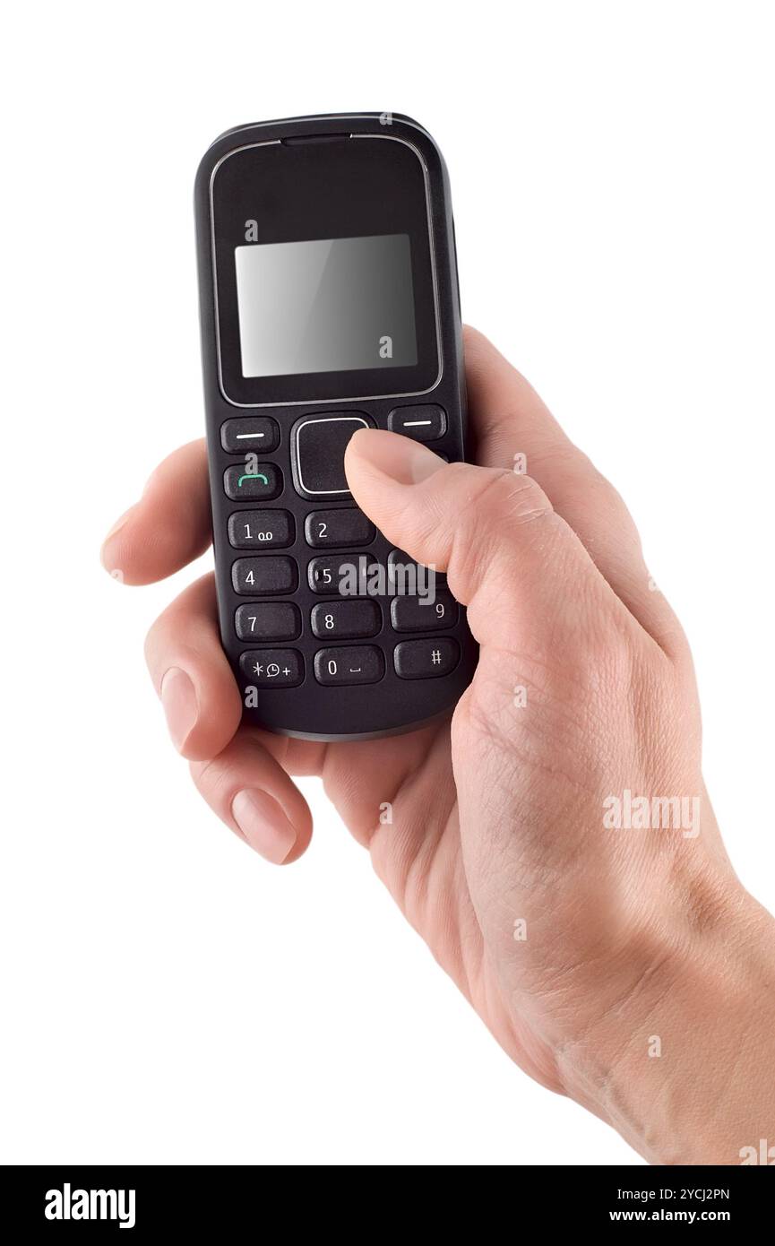 Mobile phone in hand Stock Photo - Alamy