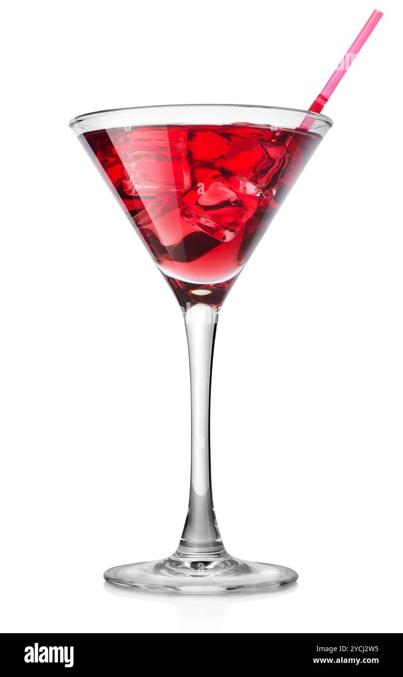 Red cocktail garnish in Cut Out Stock Images & Pictures - Alamy