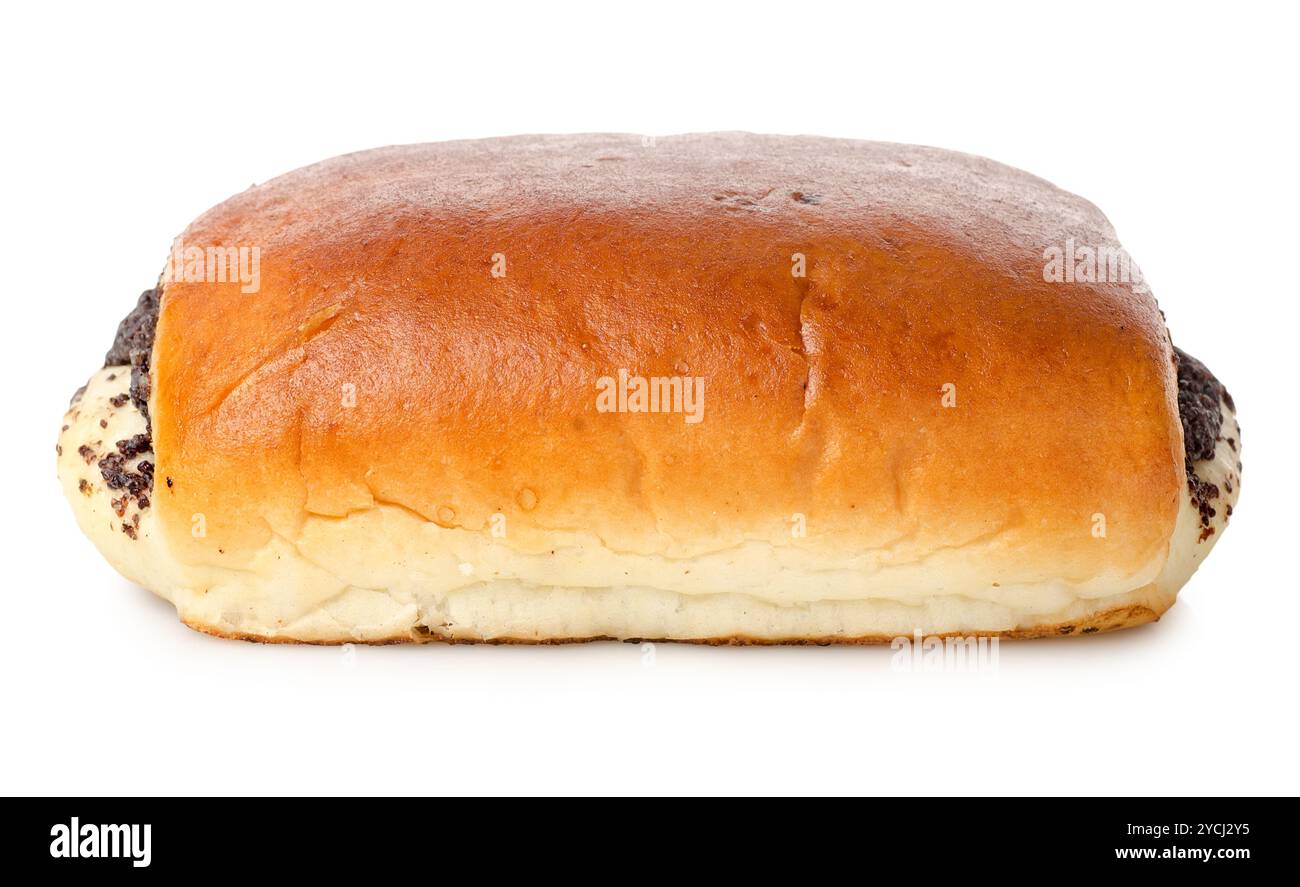 Bun with poppy seeds Stock Photo - Alamy