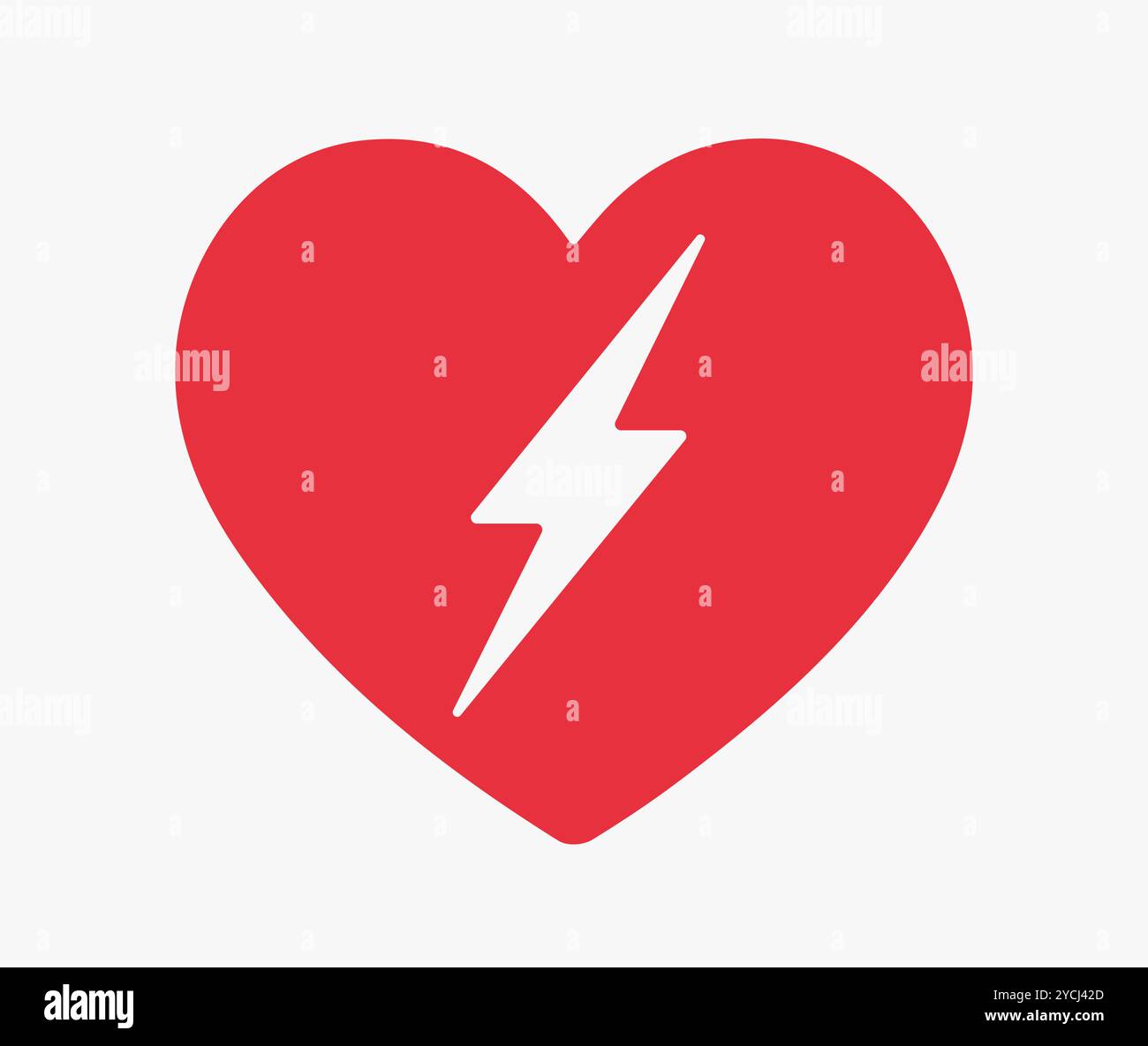 AED emergency defibrillator icon sign symbol. First aid Automated ...