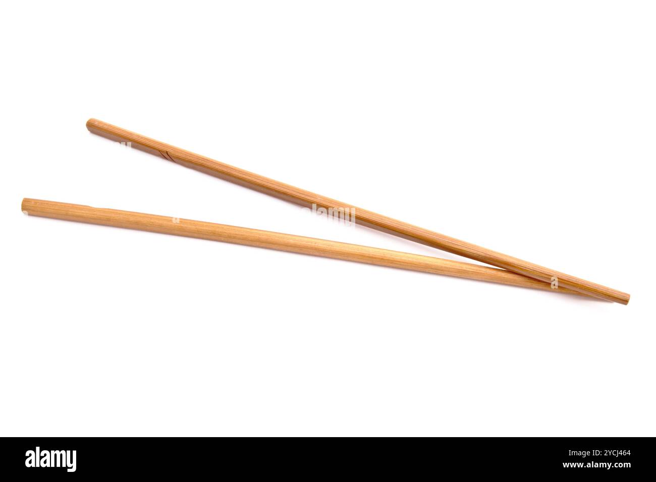 Wood chopsticks isolated on white background Stock Photo - Alamy