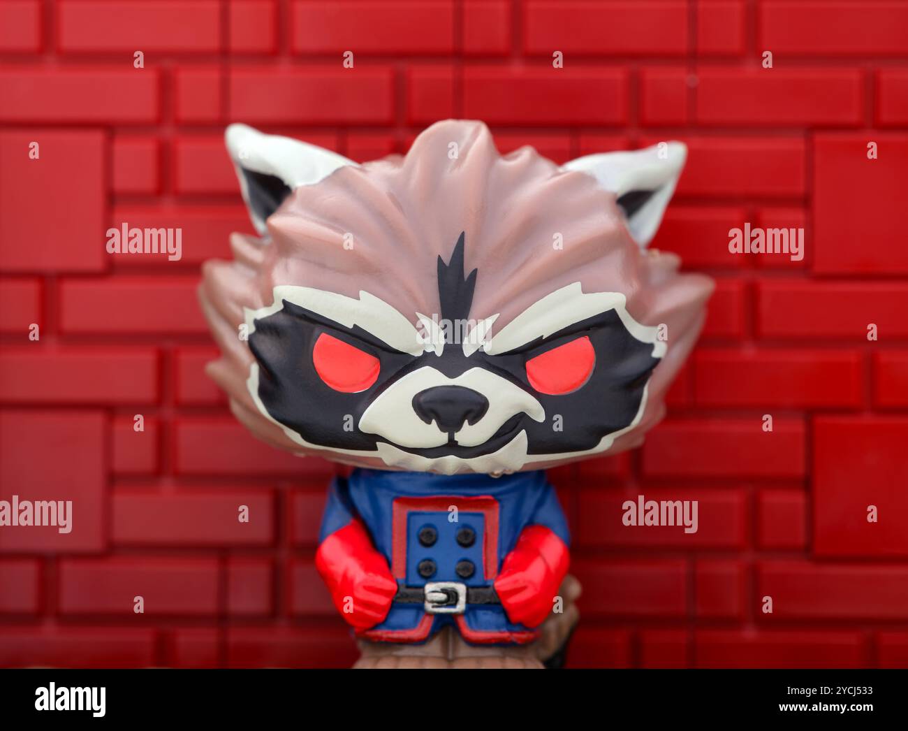 Tambov, Russian Federation - August 23, 2024 Rocket Raccoon Funko POP ...