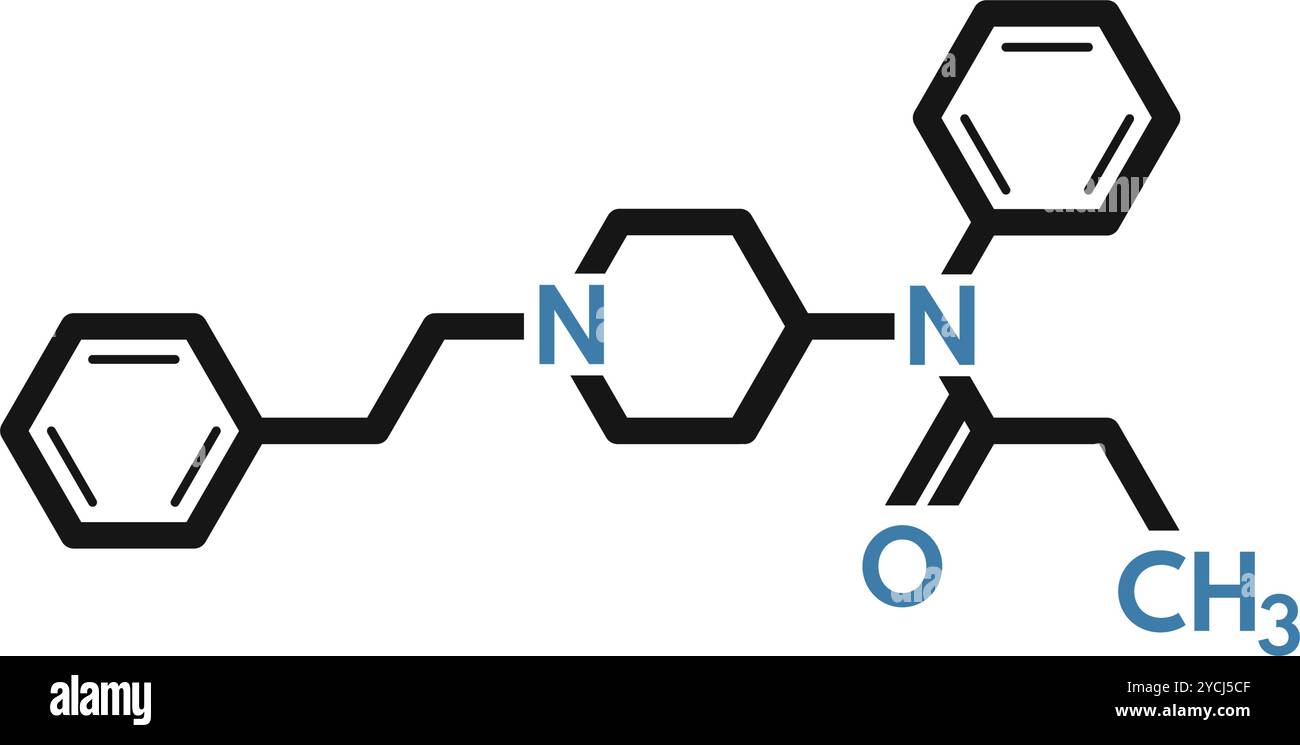 fentanyl, drug - vector illustration, banner Stock Vector Image & Art ...