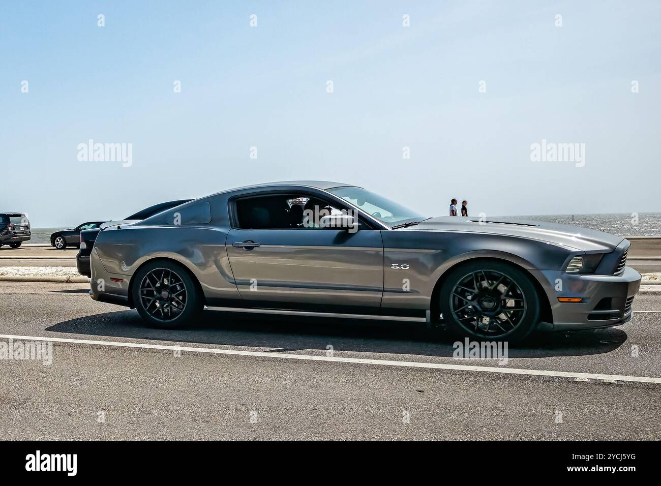 Gulfport, MS - October 04, 2023: Wide angle side view of a 2014 Ford ...