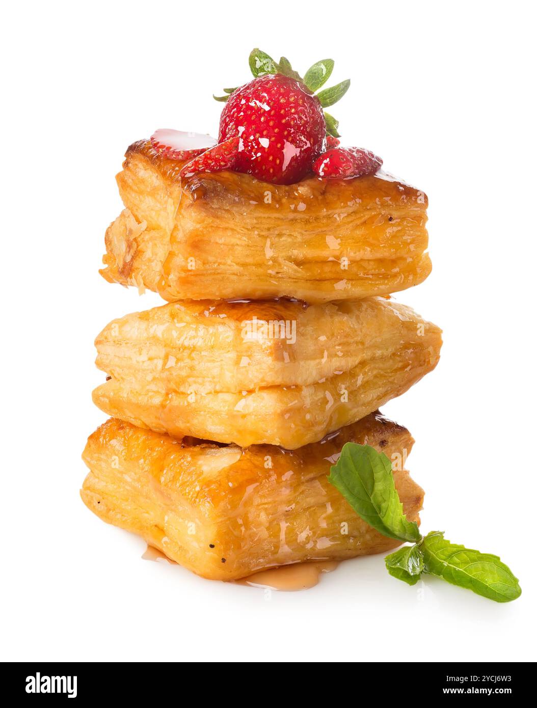 Three cakes closeup Cut Out Stock Images & Pictures - Alamy