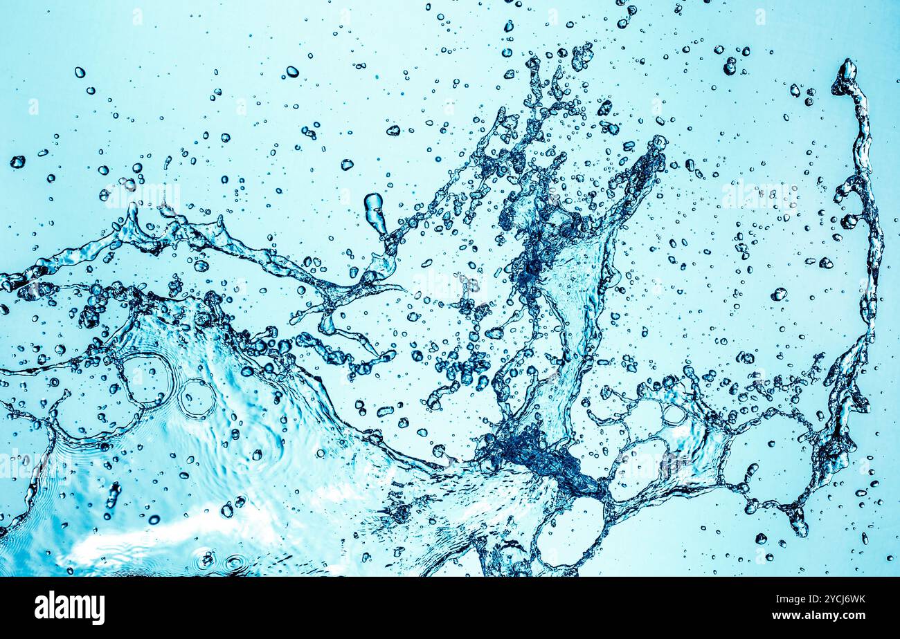 Water splash background Stock Photo - Alamy