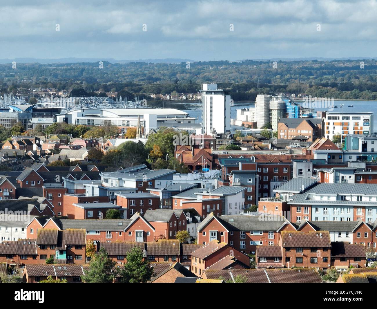 Aerial view of poole hi-res stock photography and images - Alamy
