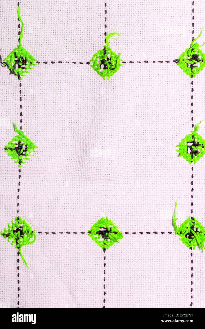 Background with embroidery, types of embroidery Stock Photo - Alamy