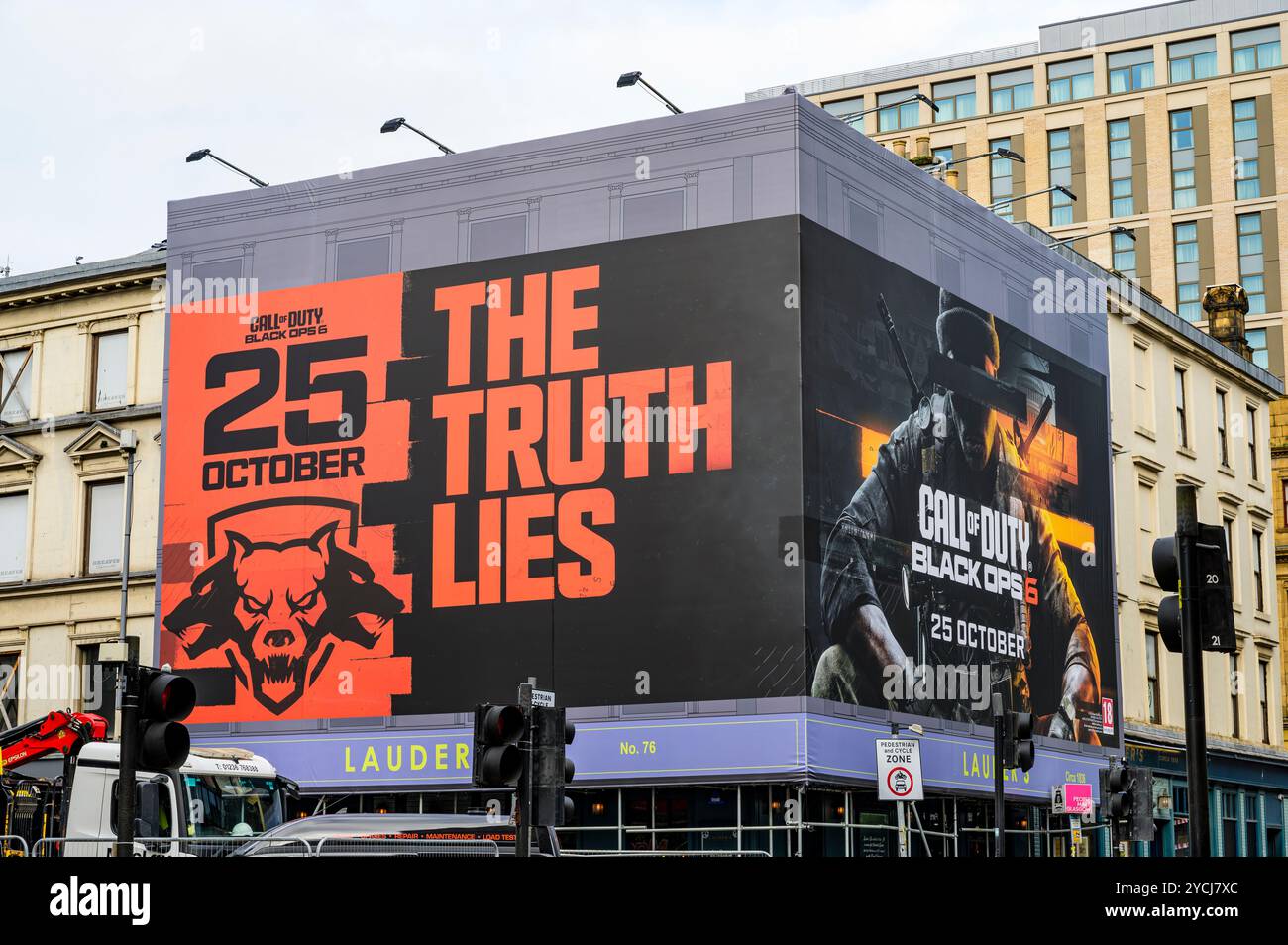 Billboard advertising the upcoming Call of Duty Black Ops 6 scheduled ...