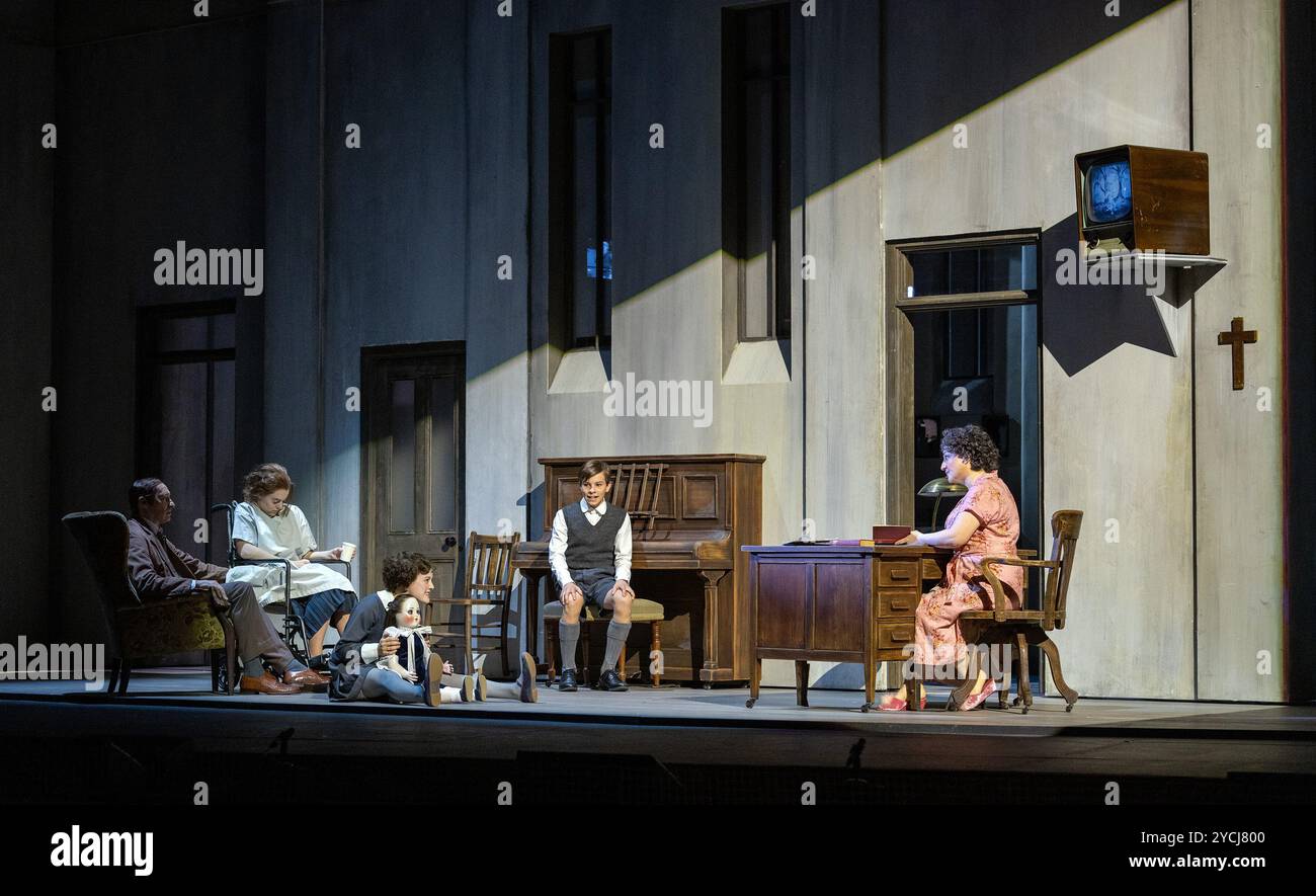 front left: Victoria Nekhaenko (Flora) centre: Jerry Louth (Miles ...