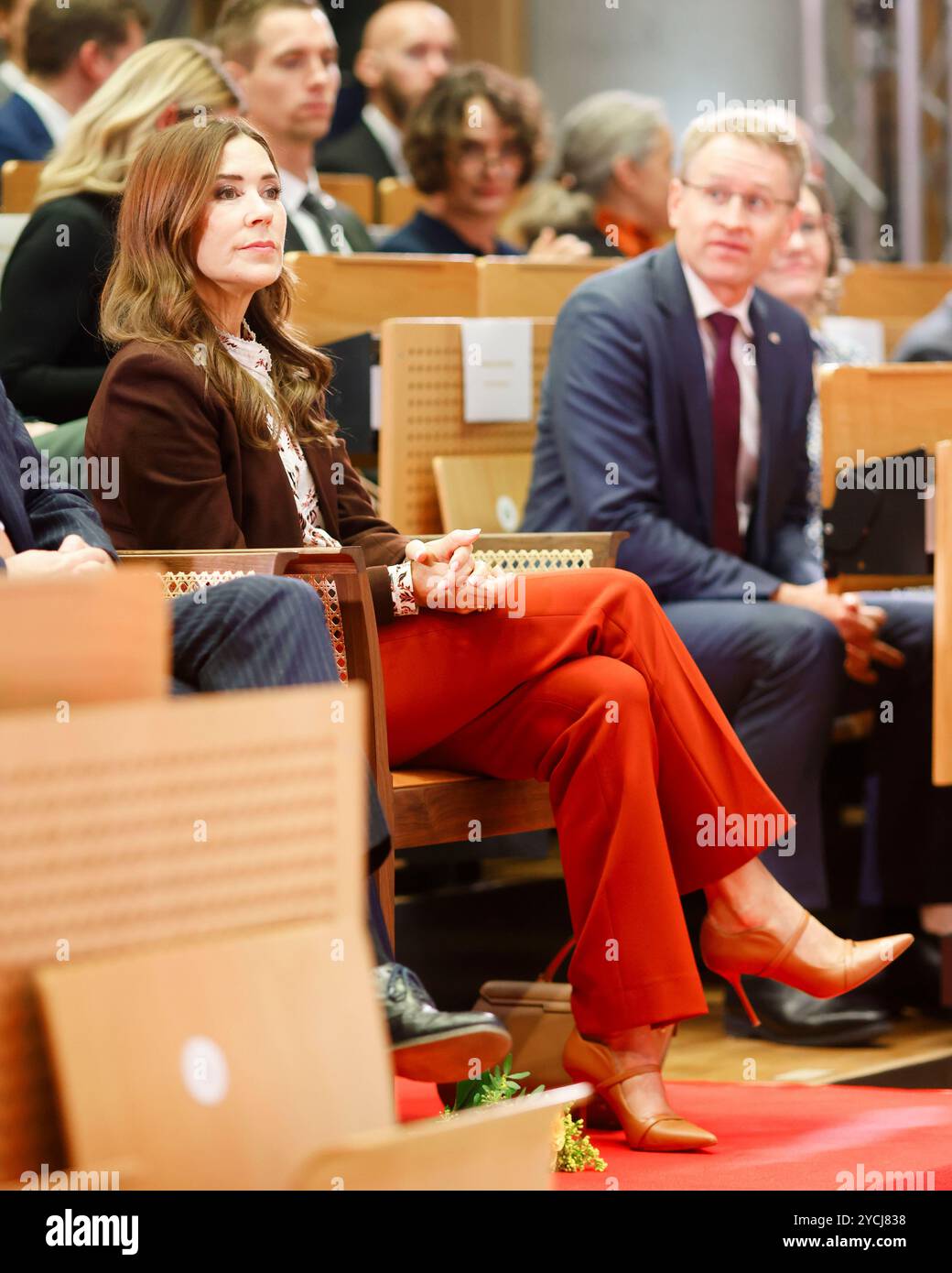 Queen Mary of Denmark, during her visit of Kiel and Flensburg in ...