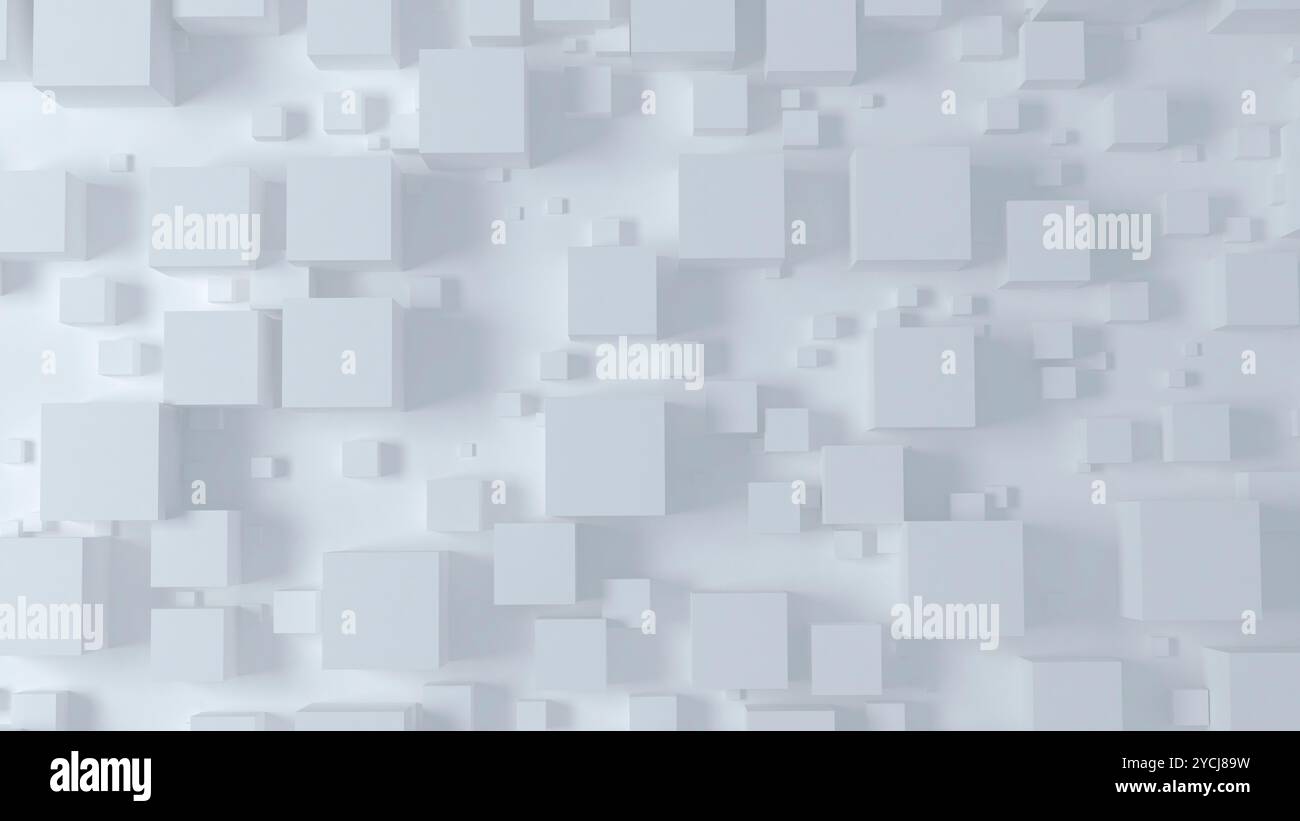 3d square background hi-res stock photography and images - Alamy