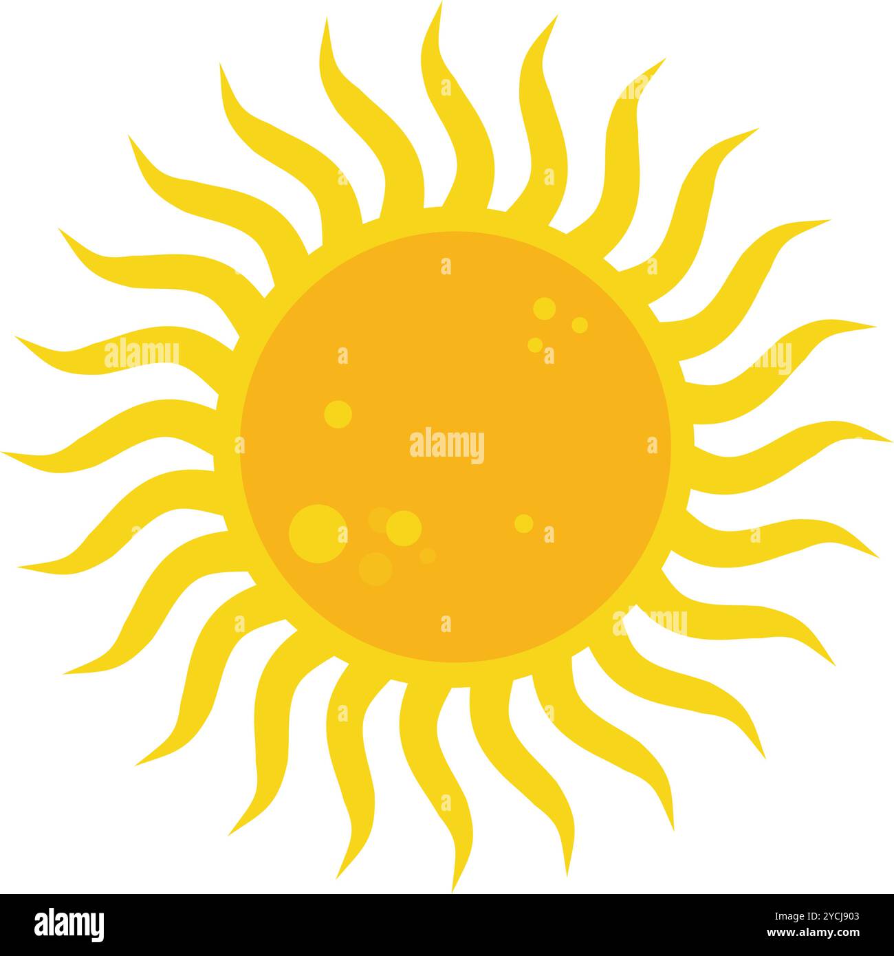 Sun in vintage style vector illustration Stock Vector Image & Art - Alamy