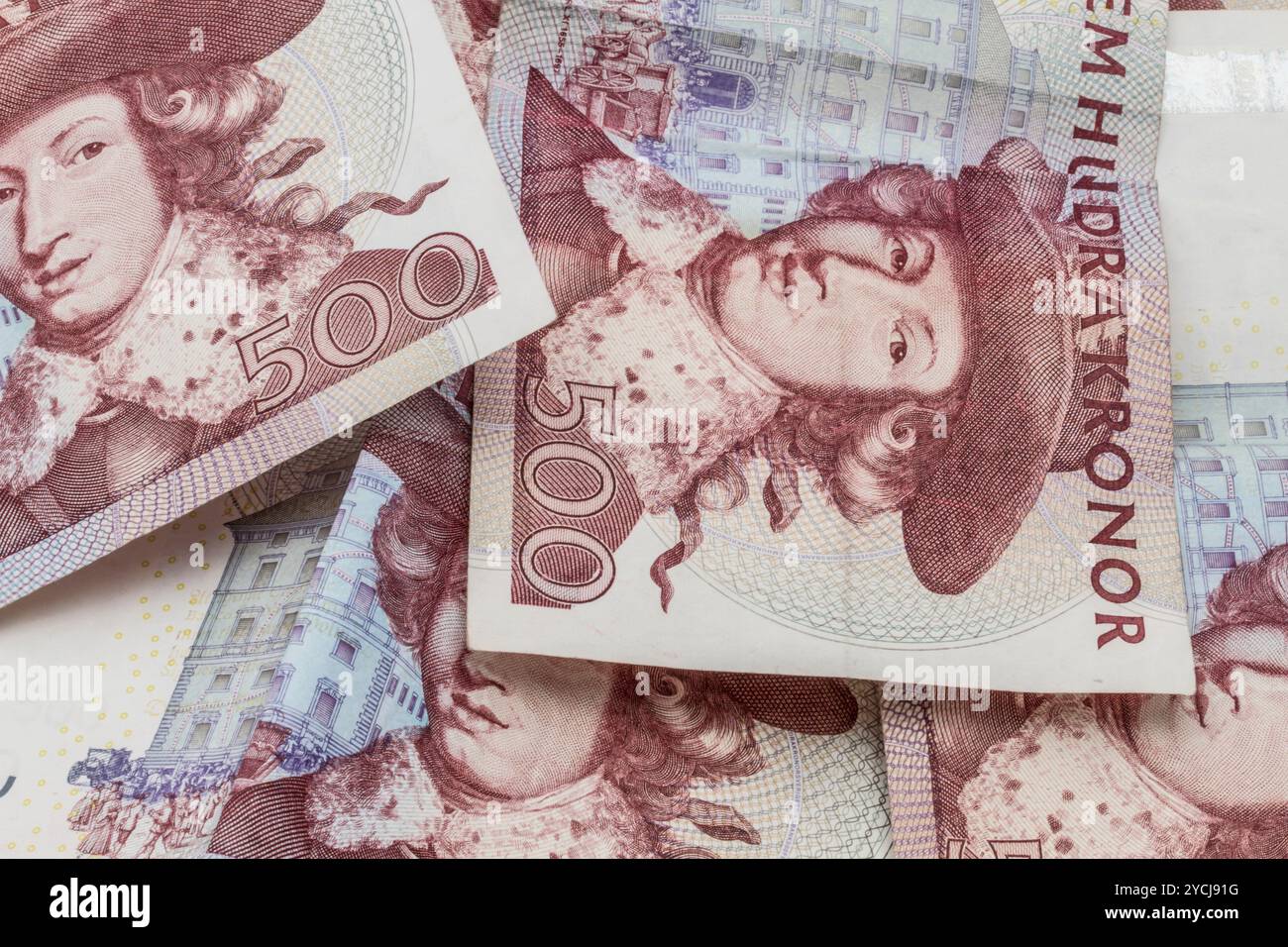 Swedish currency, 500 Kronor Stock Photo - Alamy