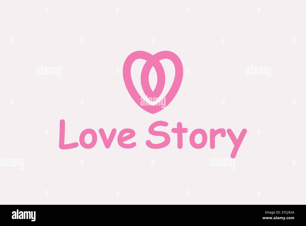 Heart logo design vector editable Stock Vector Image & Art - Alamy