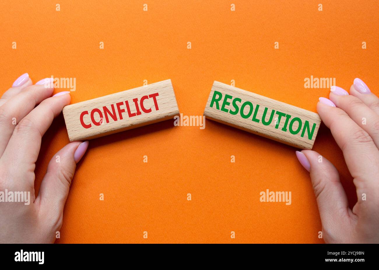 Conflict or Resolution symbol. Concept word Conflict or Resolution on ...