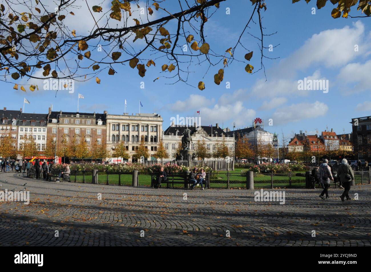 Copenhagen/ Denmark/23 OCT 2024/ view of kongen nytorv kings grand ...