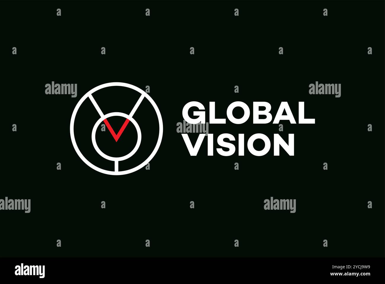 Global logo design vector editable Stock Vector Image & Art - Alamy