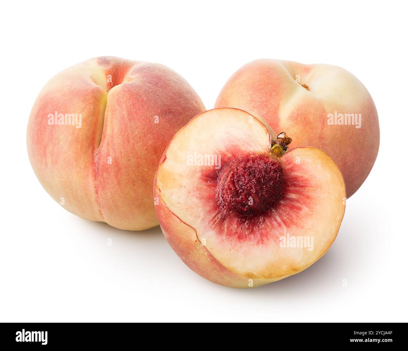 One sweet organic peach Cut Out Stock Images & Pictures - Alamy