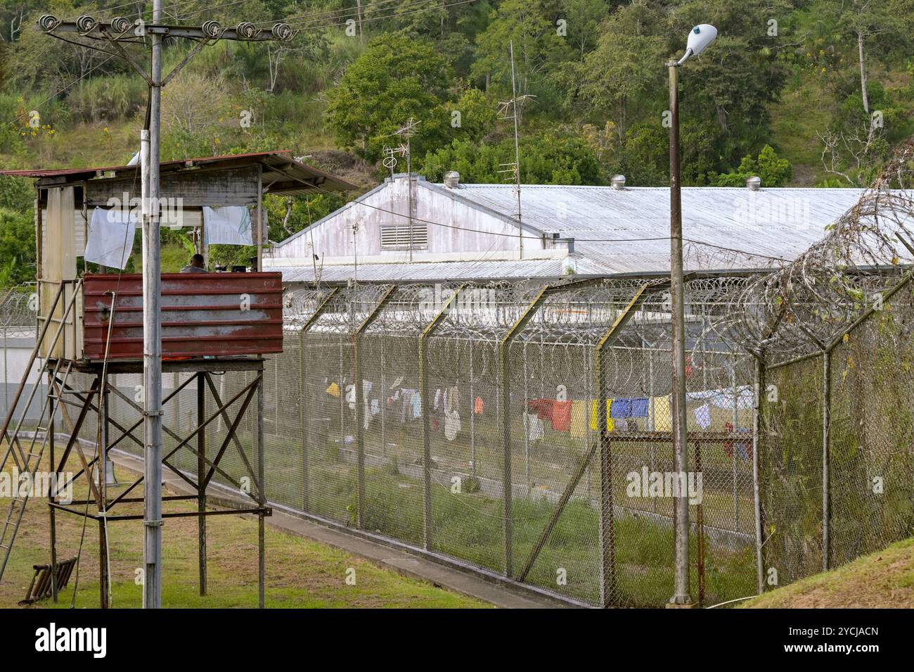 Security lookout tower razor hi-res stock photography and images - Alamy
