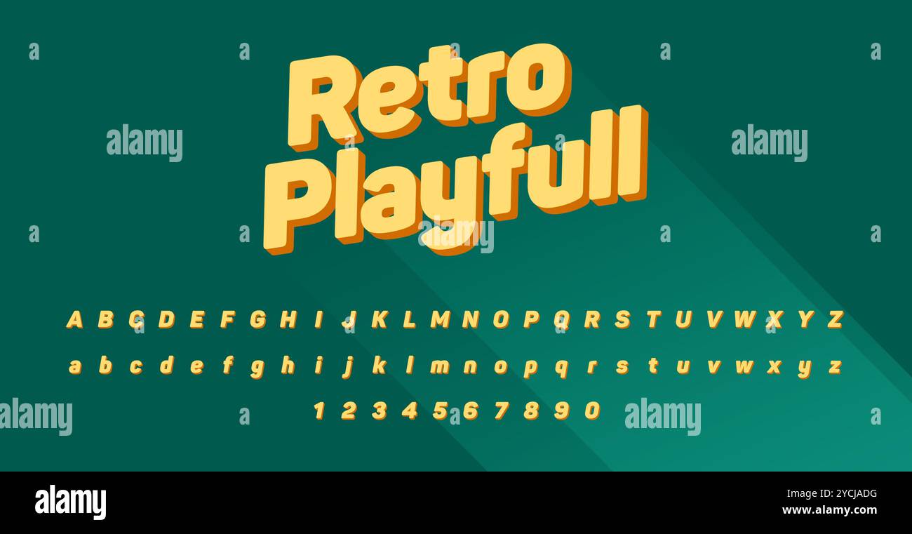 This bold, retro-inspired typeface features rounded, compact letters ...