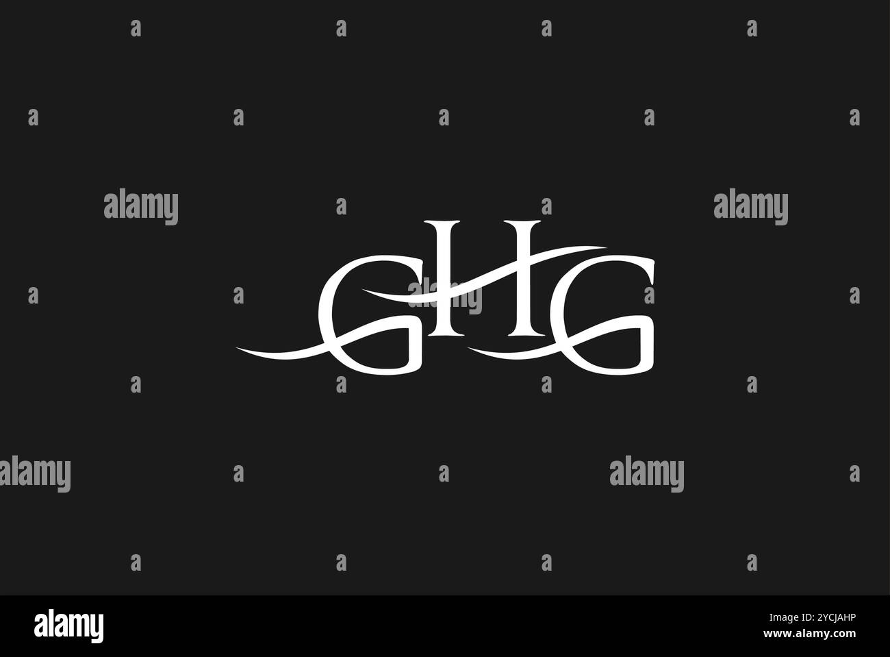 Ghg minimalist logo hi-res stock photography and images - Alamy