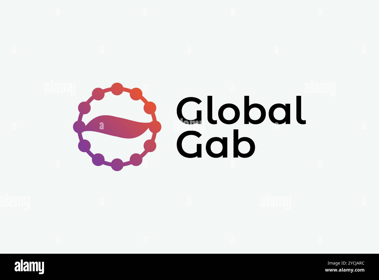 Global logo design vector editable Stock Vector Image & Art - Alamy