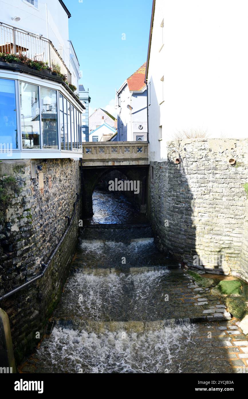 River Lym Sea Front Lyme Regis Dorset England uk 2024 Stock Photo - Alamy