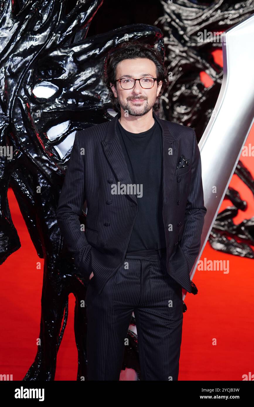 Alex Zane attending the Venom: The Last Dance UK premiere at the BFI ...