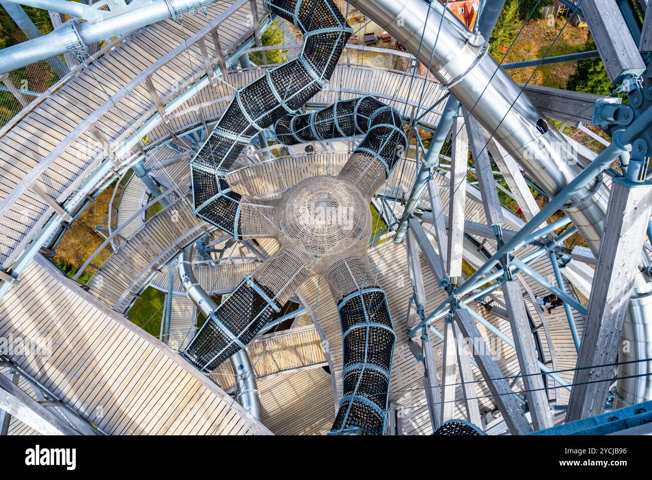 The Sky Walk Tower in Swieradow Zdroj offers a breathtaking view of the ...